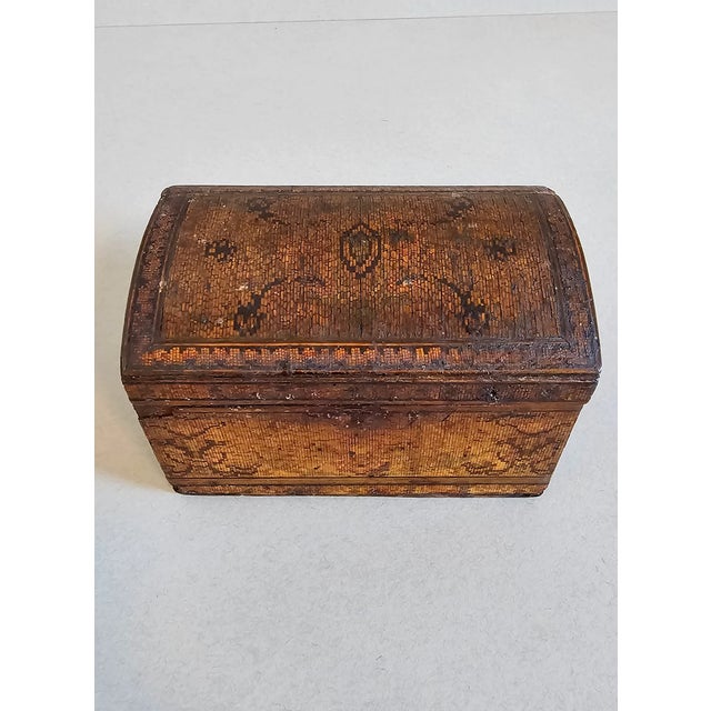 19th Century Scarce Mosaic Intarsia Marquetry Inlaid Decorative Table ...