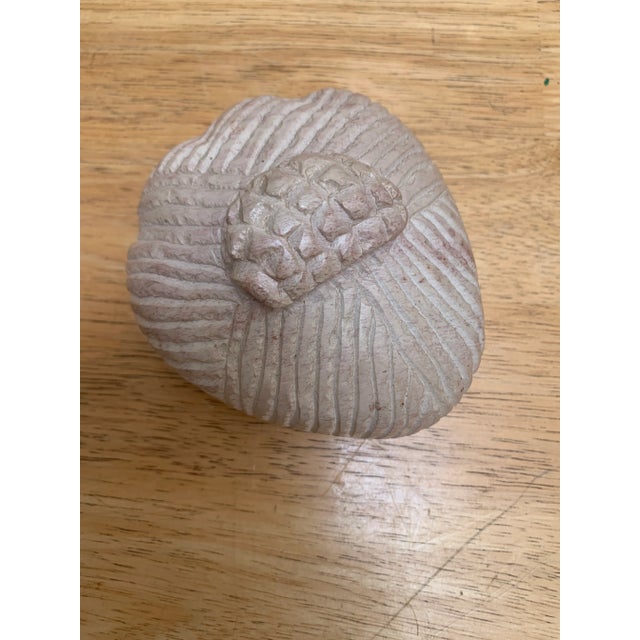 Vintage Carved Stone Acorn Decor Box | Chairish