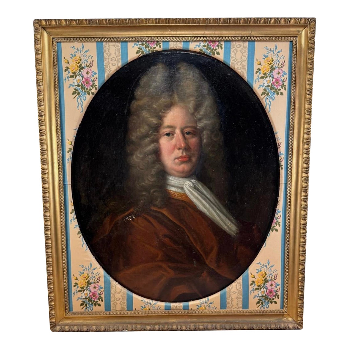 Portrait of a Baroque Gentleman Early 18th Century English School Oil ...