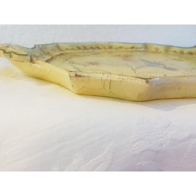 Mid-Century Italian Wood Dancing Lady Tray | Chairish