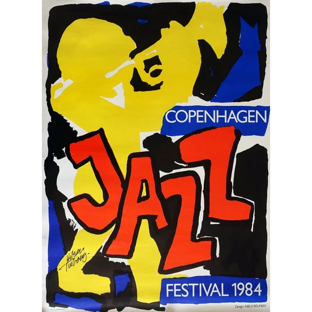 1984 Copenhagen Jazz Festival Poster | Chairish