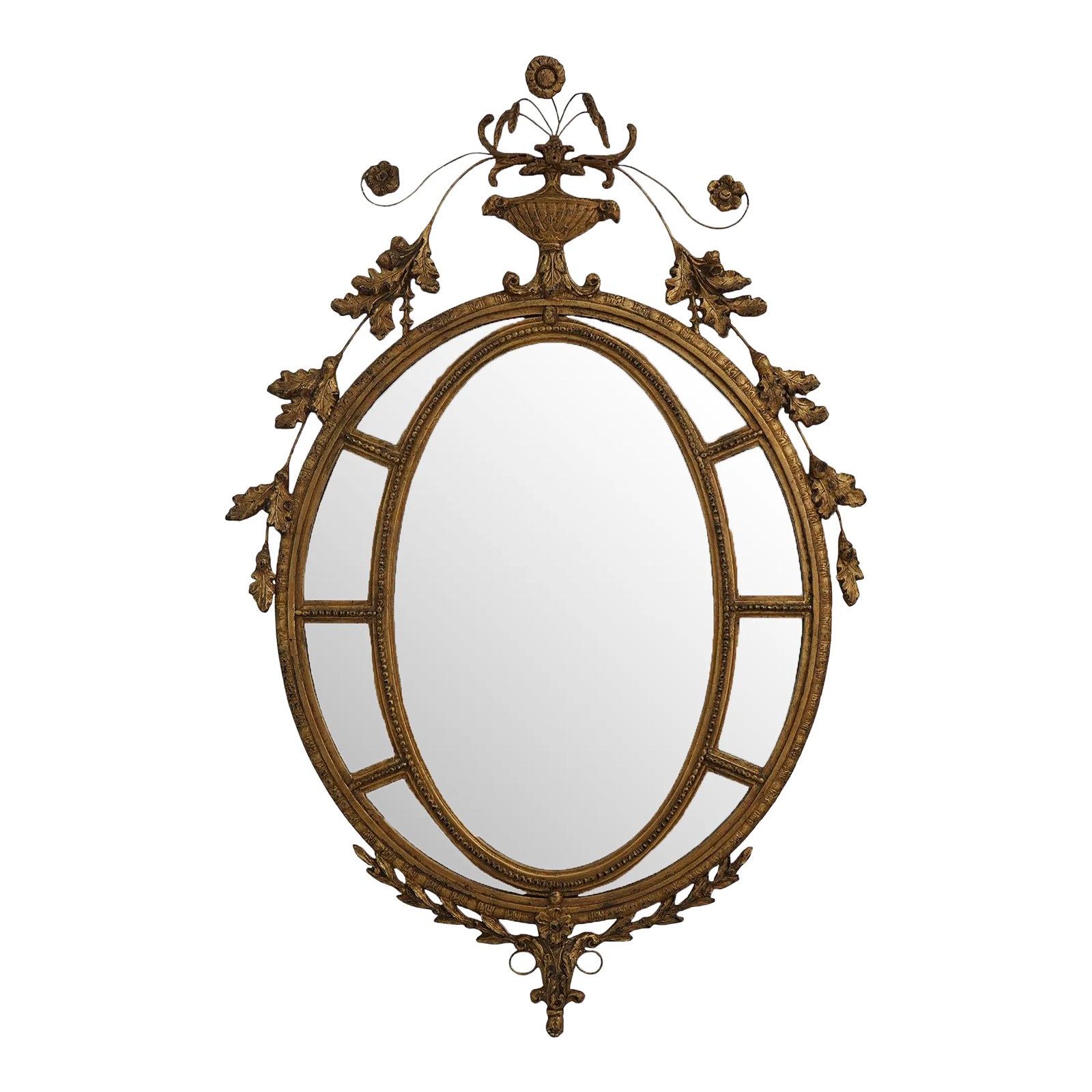 Friedman Brothers Model 6792 Adams Style Gold Mirror | Chairish