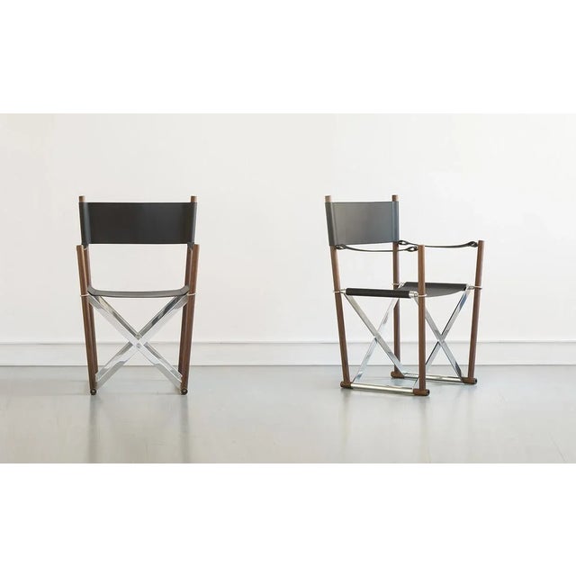Full-Grain Leather Regista Chair by Enrico Tonucci for Tonucci ...