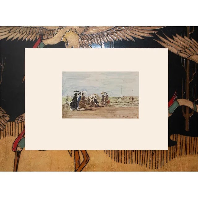 1959 After Eugene Boudin, First Edition Impressionist Vintage Print "On ...