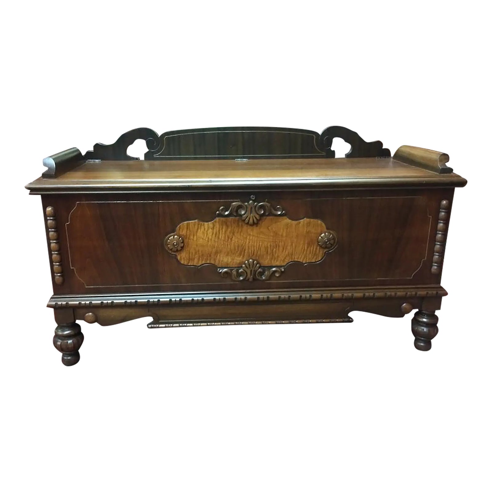 Antique Blanket Chest, Jacobean Blanket Box, Cedar Chest | Chairish