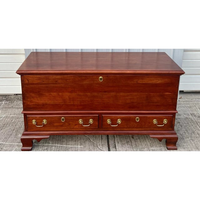 Late 20th Century Stickley Furniture Solid Cherry Chippendale Cedar ...
