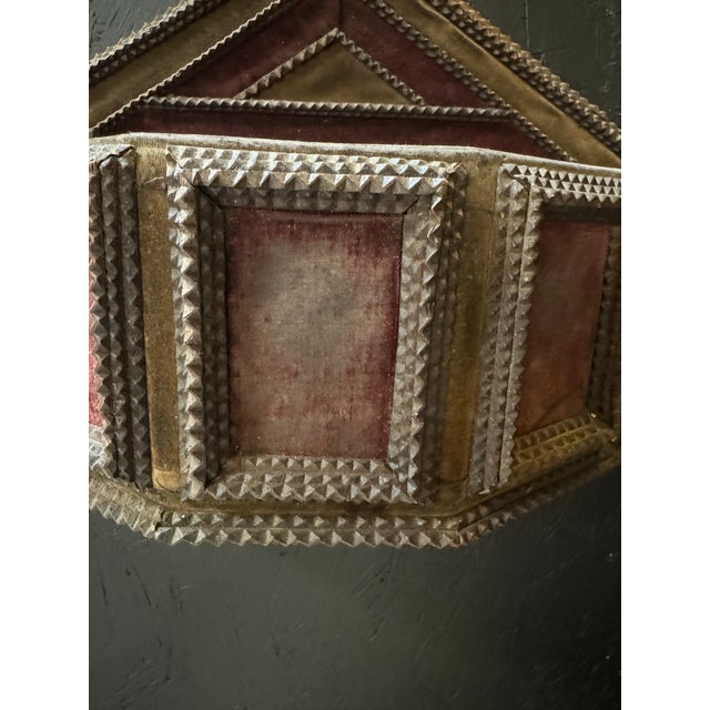 1920’s Tramp Art Hanging of the Wall Objects | Chairish