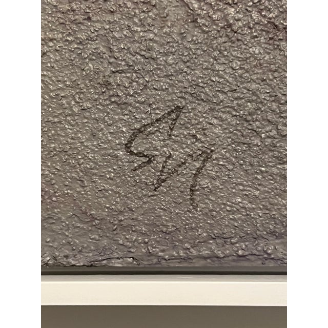 Robert Spring (1938-2016), Postmodern Abstract Textured Acrylic ...