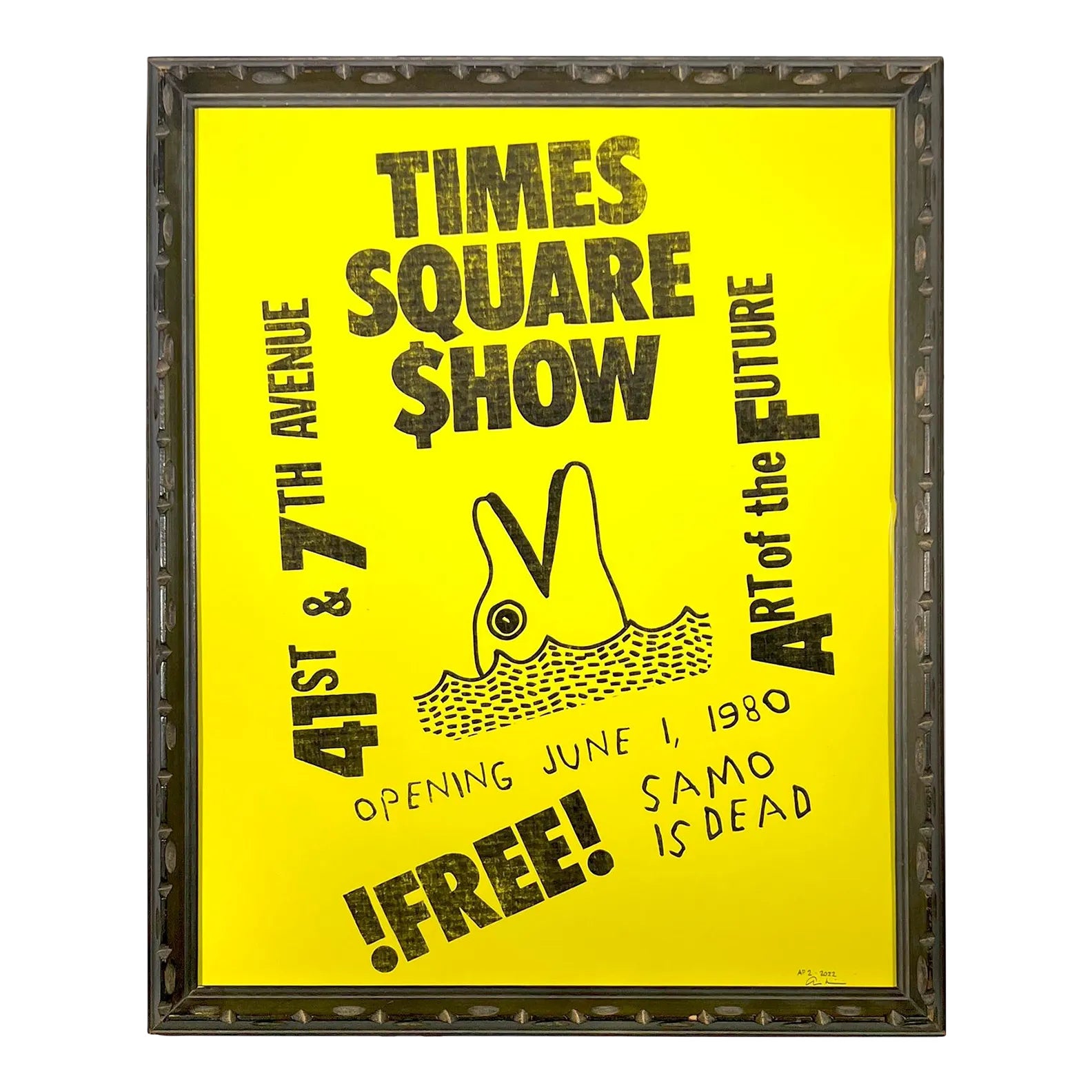 "Times Square Show of 1980" Artist Proof Giclée Print, 2022 | Chairish