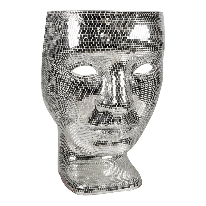 Contemporary Disco Ball Face Lounge Chair | Chairish