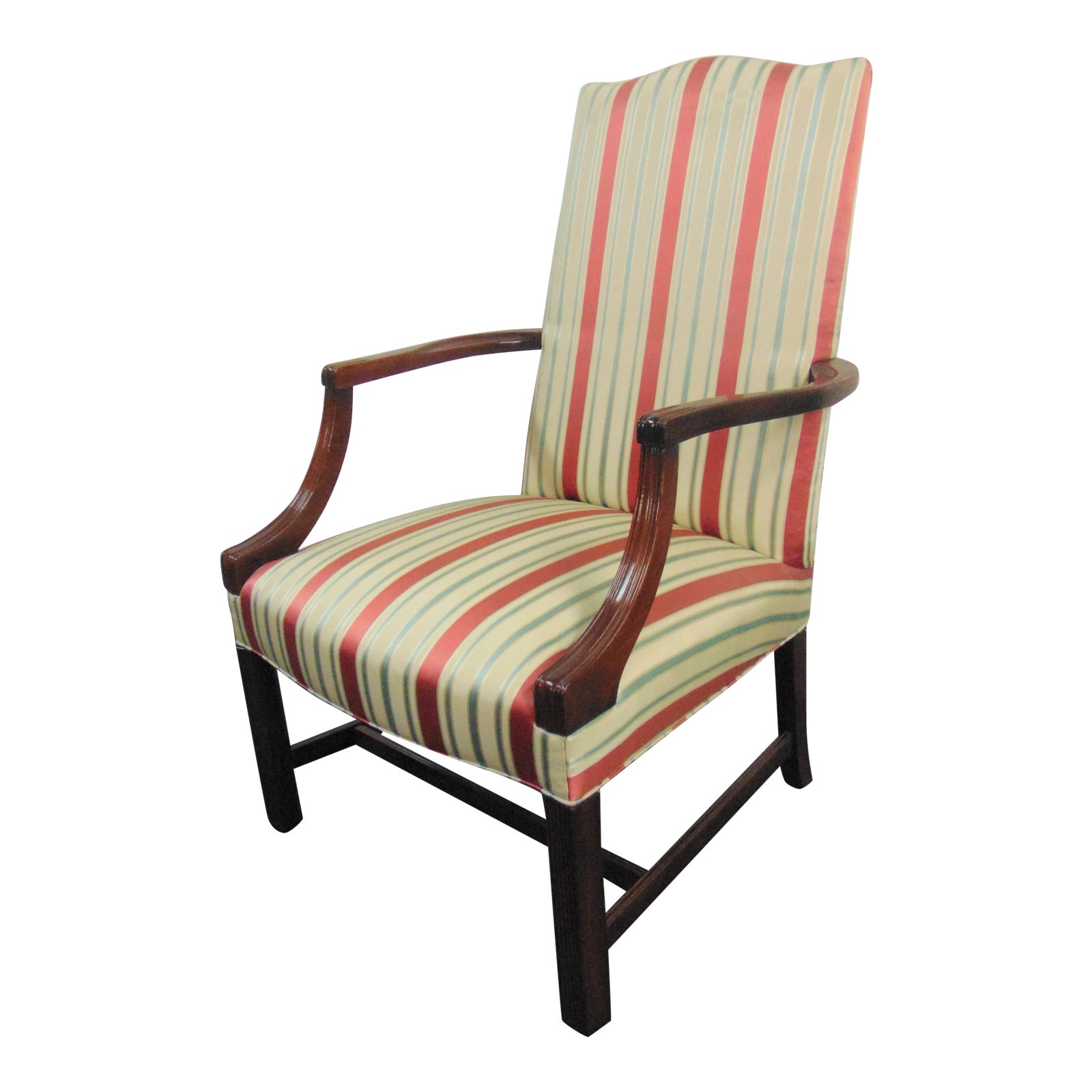 Southwood Chippendale Mahogany Lolling Chair | Chairish