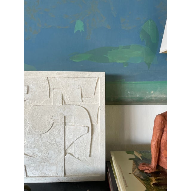 Cubist Plaster Relief | Chairish