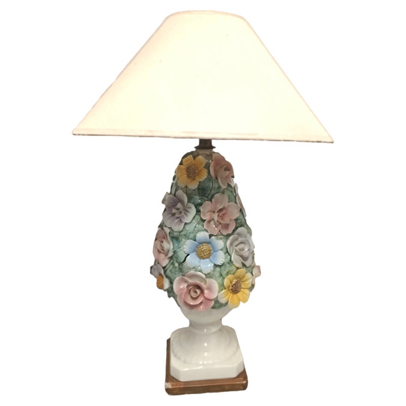 Vintage Manises Lamp, 1930s | Chairish