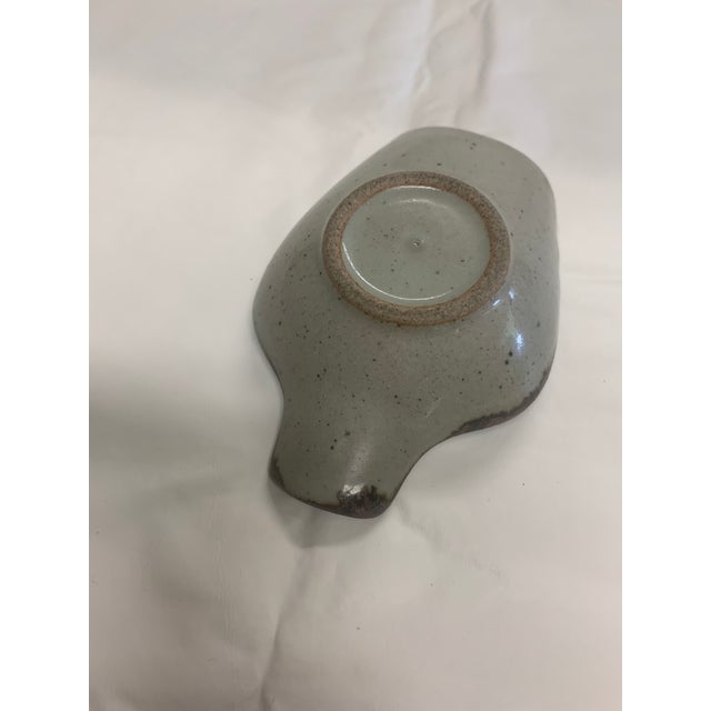 Vintage Ceramic Pottery Spoon Rest | Chairish