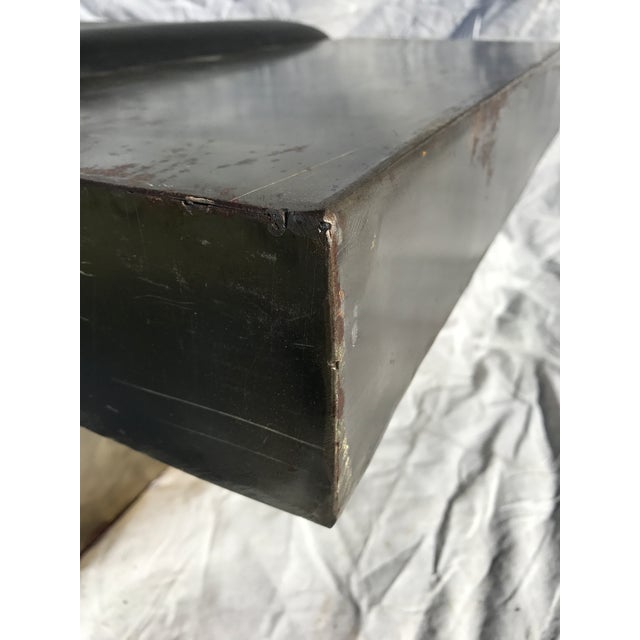 Late 20th Century Stainless Steel Bench | Chairish