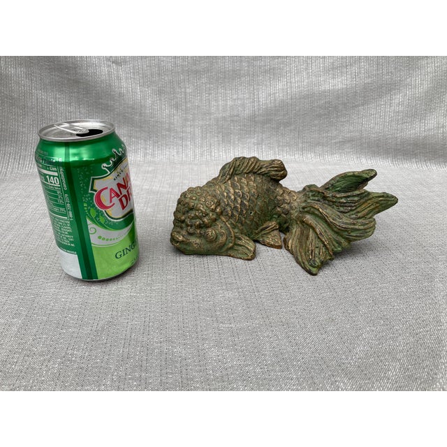 Vintage Cast Iron Goldfish Doorstop | Chairish