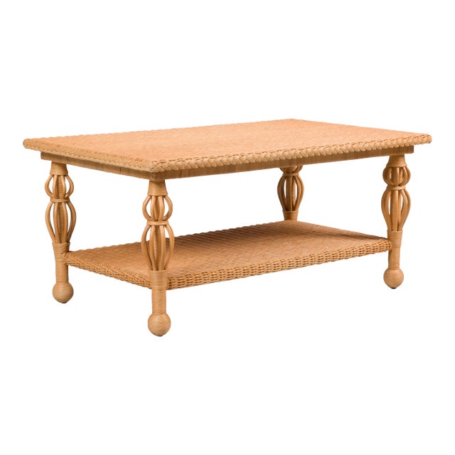 Nightingale Coffee Table (rattan Birdcage Leg Coffee Table) *new | Chairish