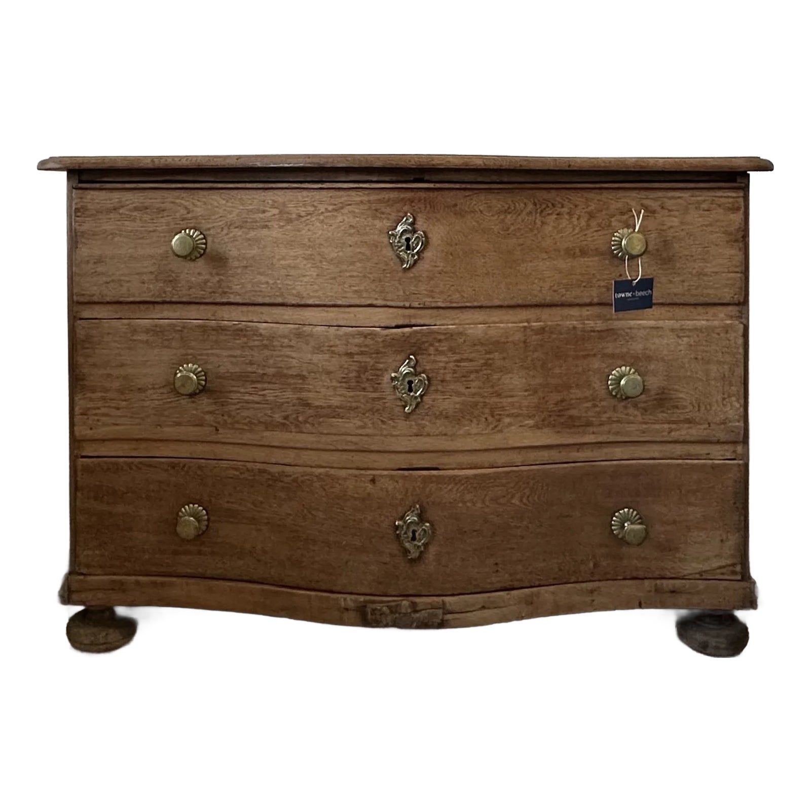 French 18th Century Serpentine Front Chest | Chairish
