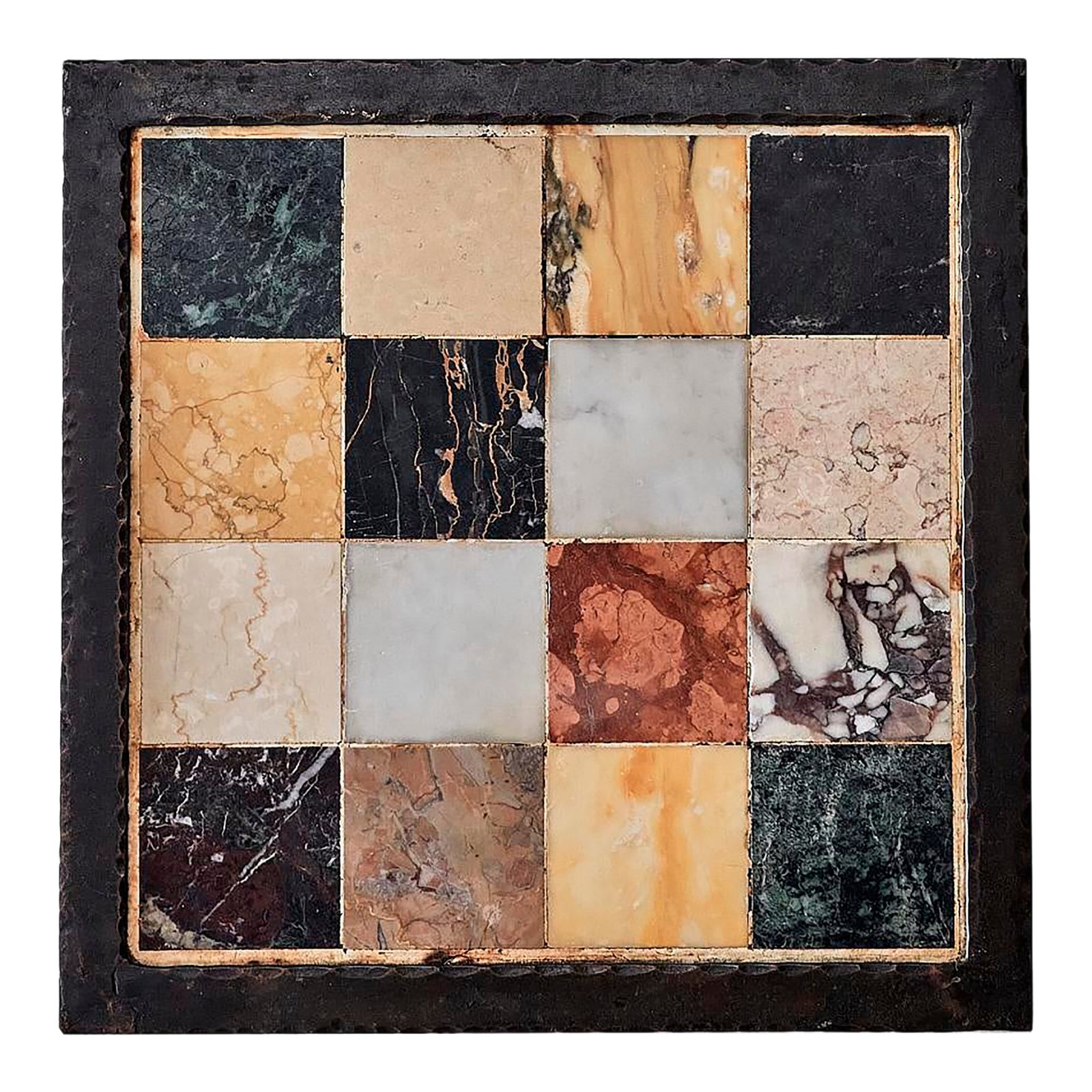 1960s Vintage Grand Tour Marble Specimen Wall Art | Chairish