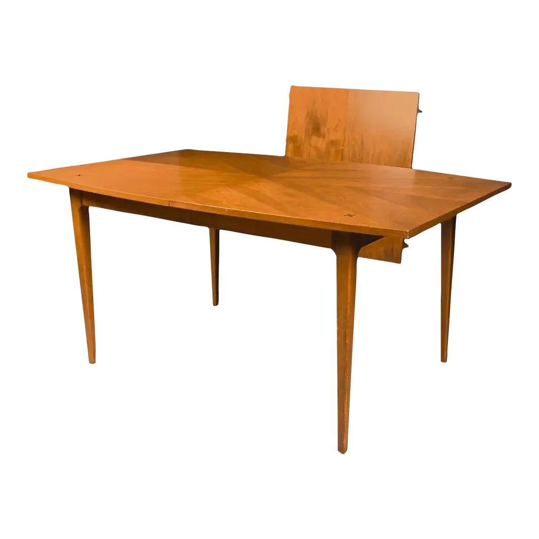 1960s Mid Century Modern American of Martinsville Walnut Dining Table ...