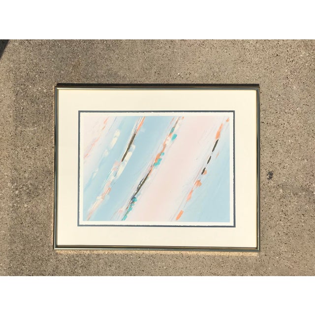 1980s Dena Montgomery Mixed Media Print | Chairish