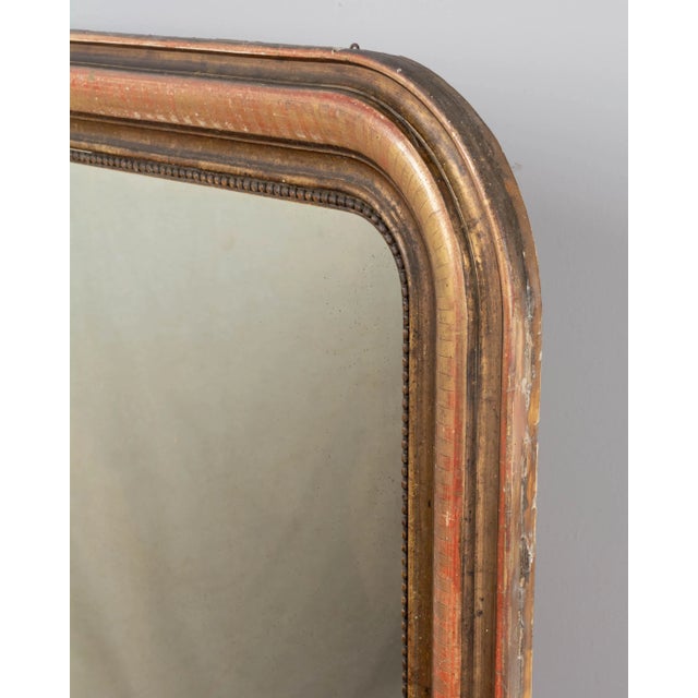French Louis Philippe Style Gilded Mirror | Chairish