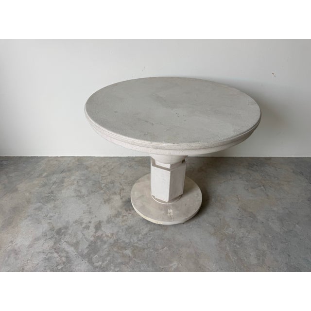 1980s Postmodern -Style Composite Cement Dining Table by Frontgate ...