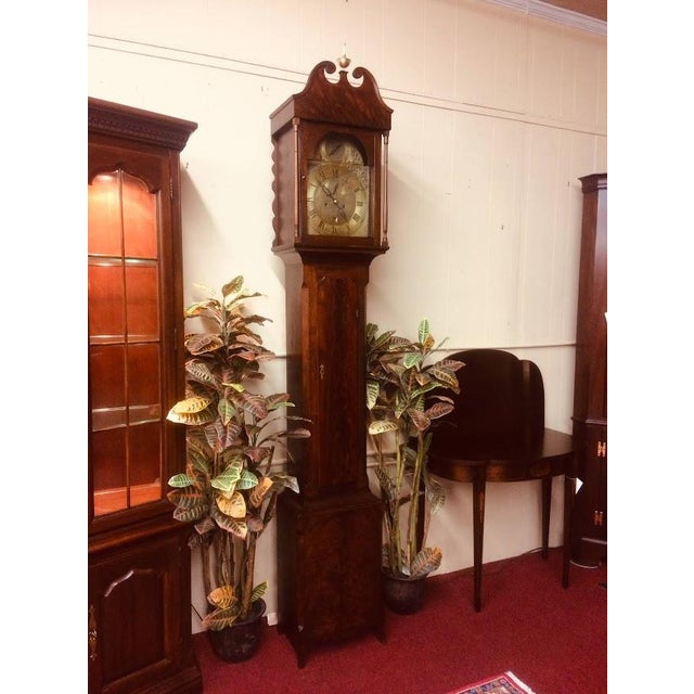 Antique English Clock, John King Clock, Tall Case Clock, Grandfather ...
