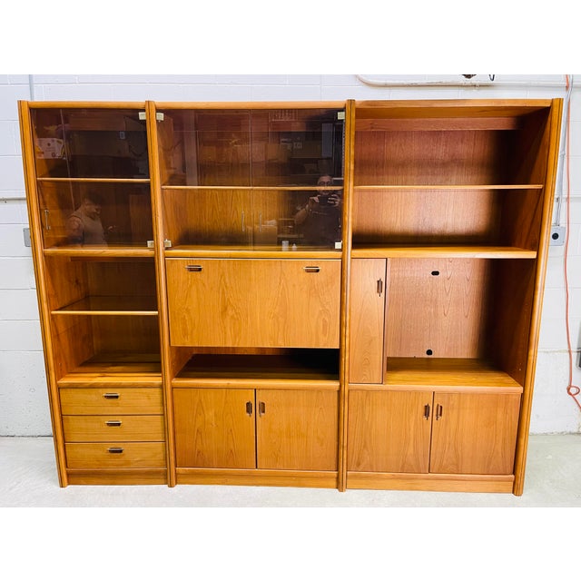 Vintage 1980s Teak Entertainment Center | Chairish