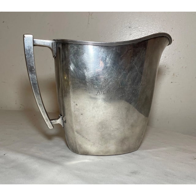 Rare Vintage 1942 Njsha Culinary Exhibit Silver-Plate Trophy Pitcher ...
