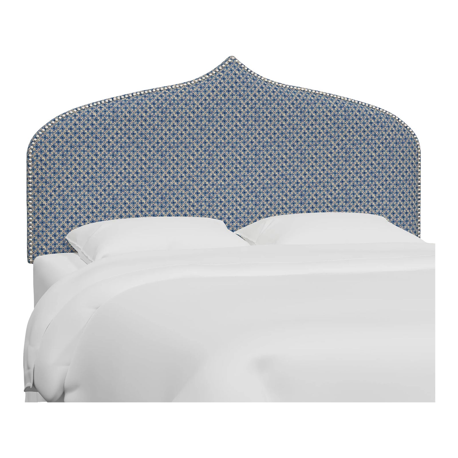 John Robshaw x Cloth & Company Full Alina Headboard in Aalap Blue ...
