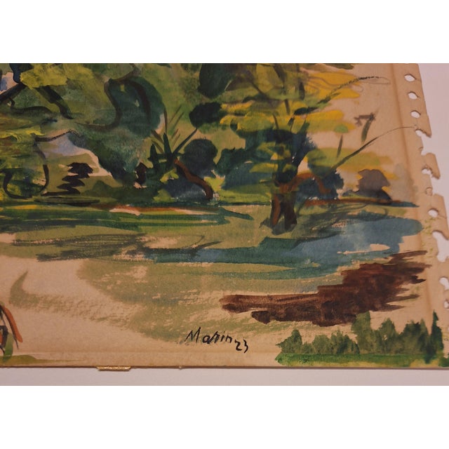 John Marin 1923 Watercolor Painting Still Life | Chairish