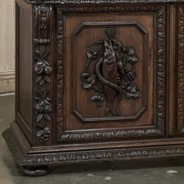 19th Century French Renaissance Hunt Buffet | Chairish