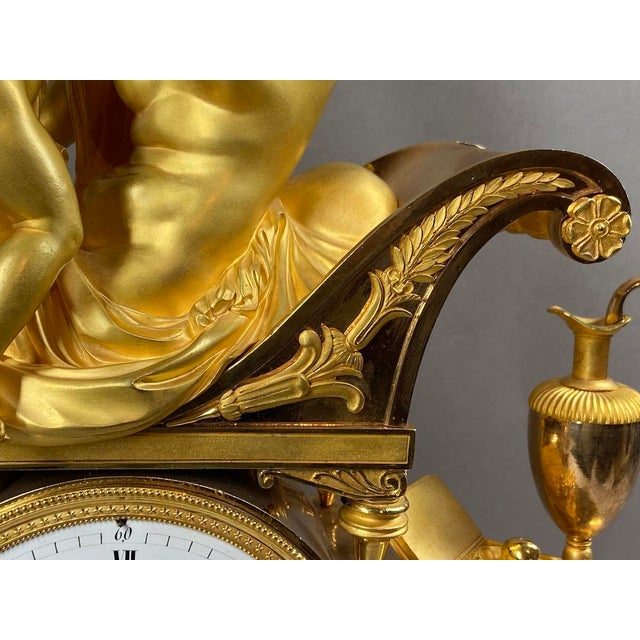 Early 19th Century French Empire Mantel Clock "Venus Seizing Amor’s Bow ...