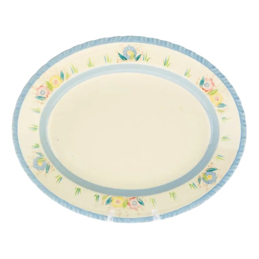 Antique Oval Porcelain New Hall Tray from Staffordshire | Chairish