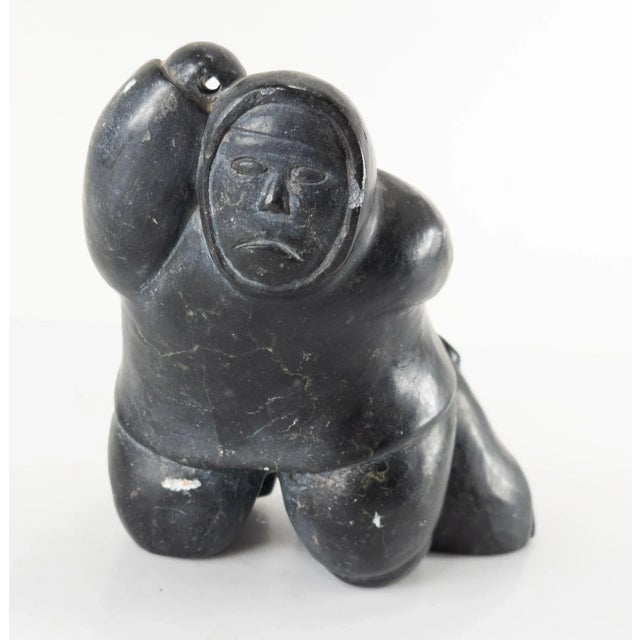 Native American Indian Eskimo Inuit Style Stone Carving | Chairish