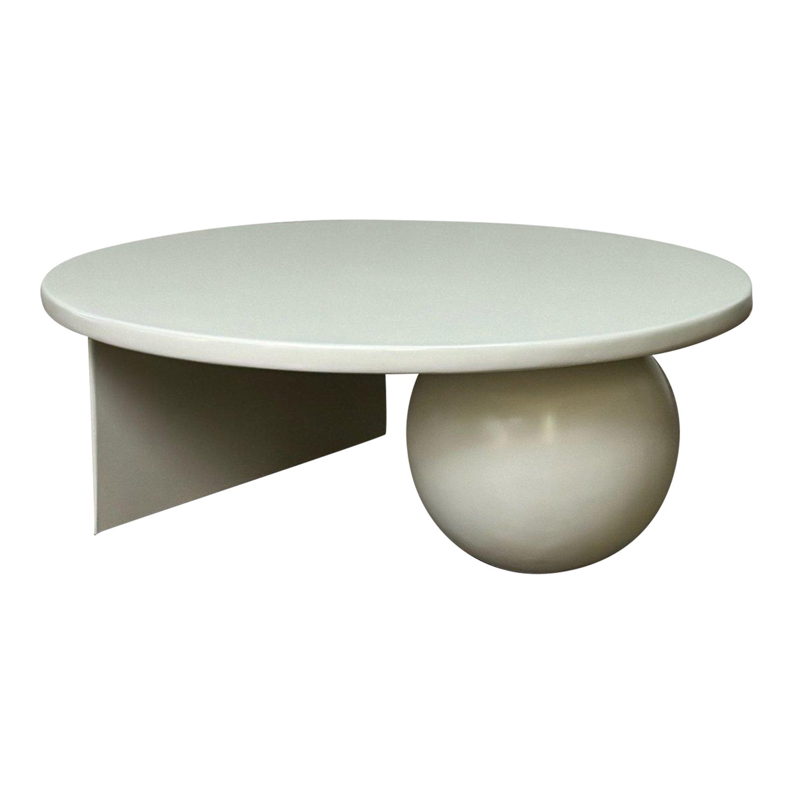 Contemporary Sphere Coffee Table | Chairish