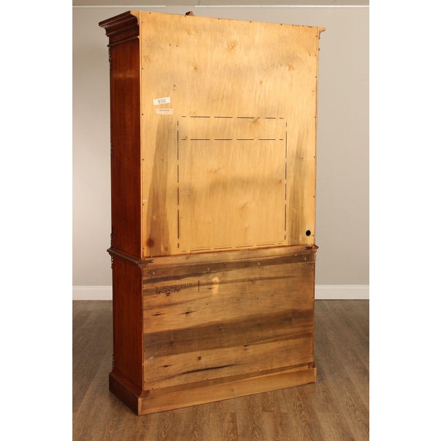 Henredon French Regency Style Four Door Walnut Armoire | Chairish