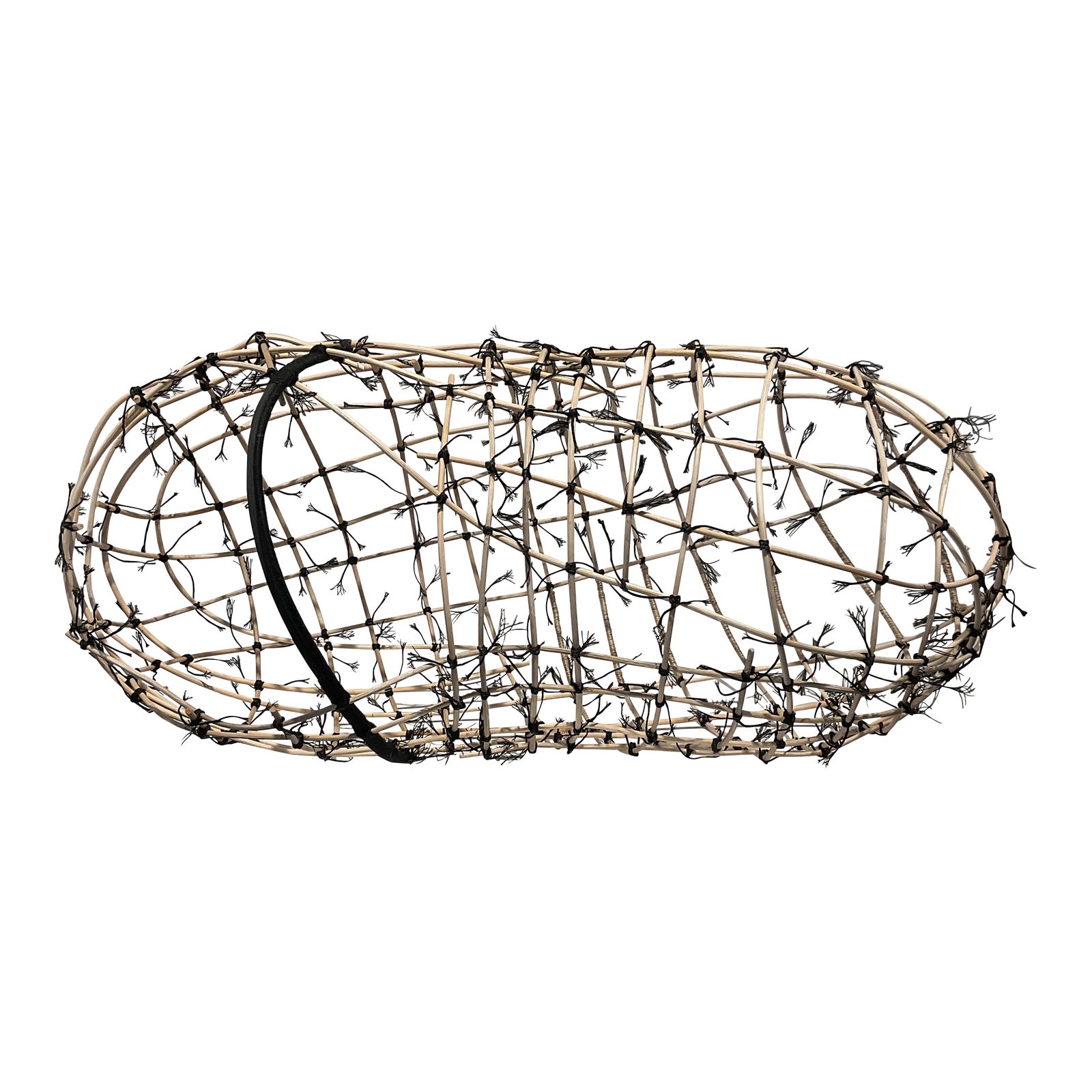 Contemporary Reed Sculpture Embroidered Cuerpos V | Chairish