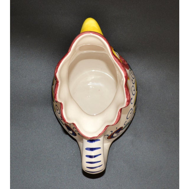 1990s Franco Mari Deruta Ceramics Italy Rooster Decanter Carafe Pitcher ...