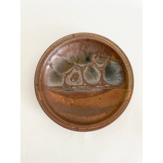 Mid-Century Modern Art Studio Pottery Plate | Chairish