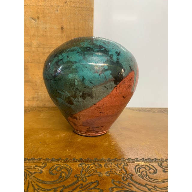Vintage Late 20th Century Raku Vessel | Chairish