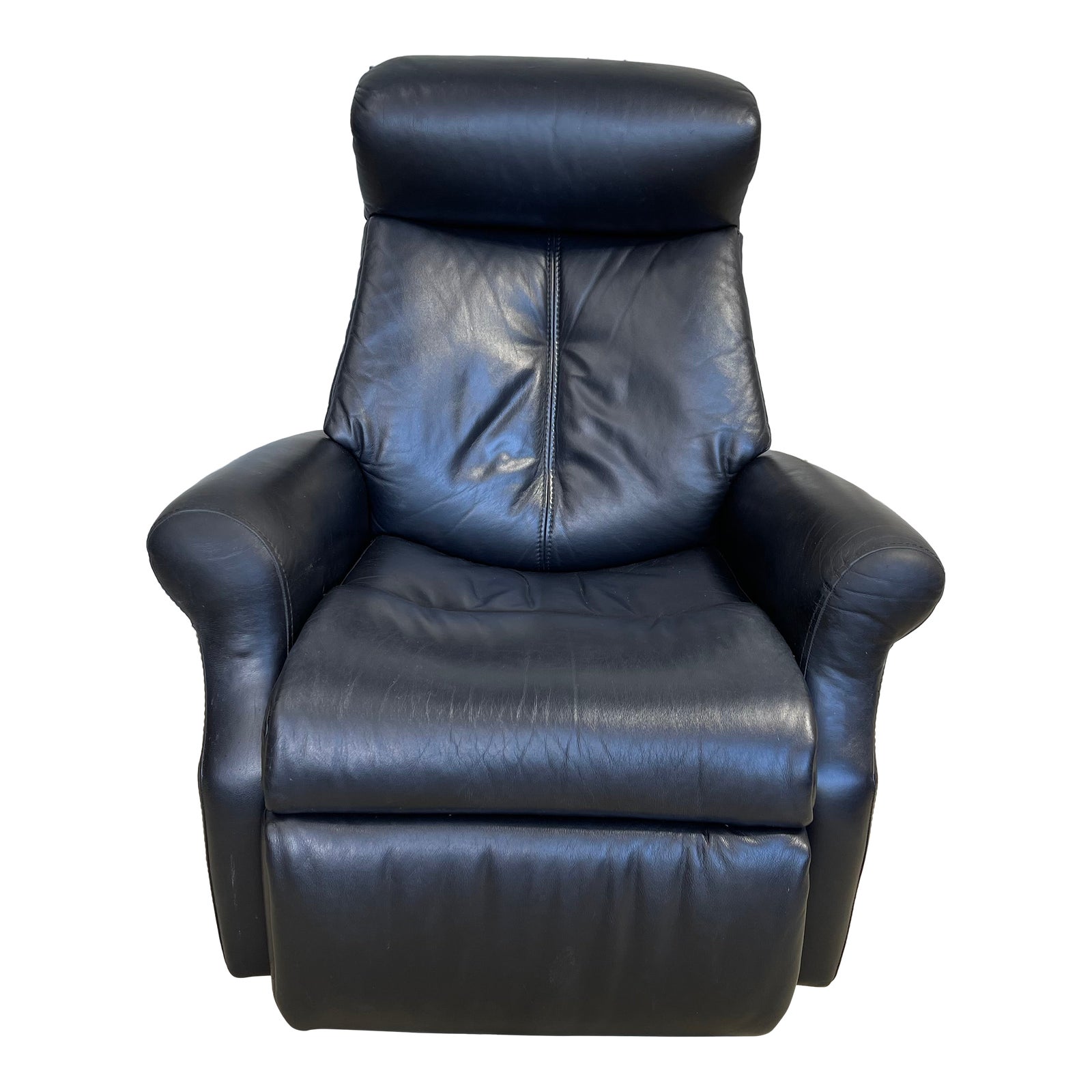 1990s Img Leather Recliner, Swivel Chair and Rocking Chair | Chairish