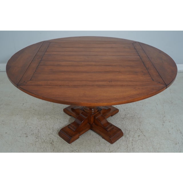 Drop Side Square or Round Tavern Dining Room Table | Chairish