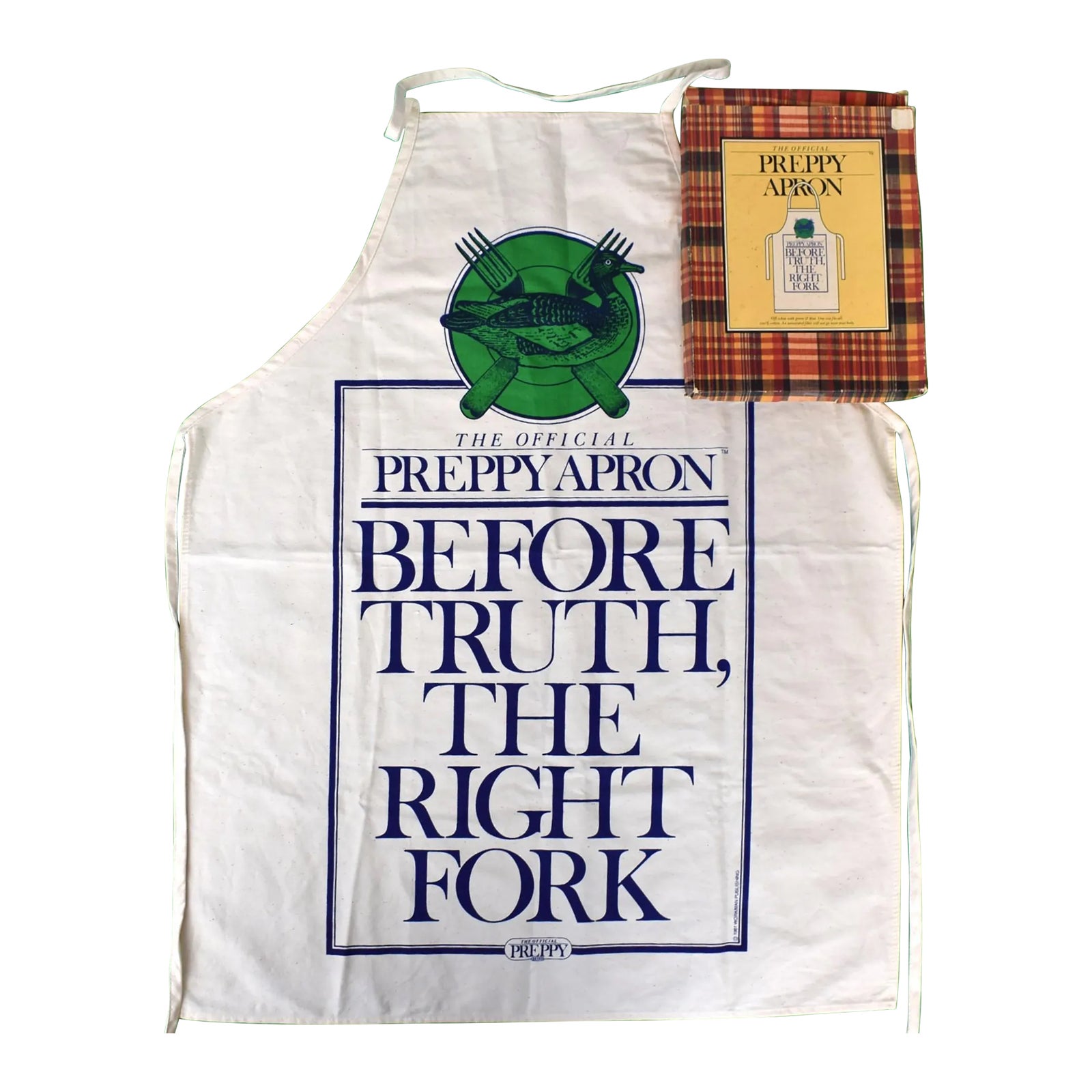 The Official Preppy Apron Before Truth, the Right Fork, Circa 1981 ...