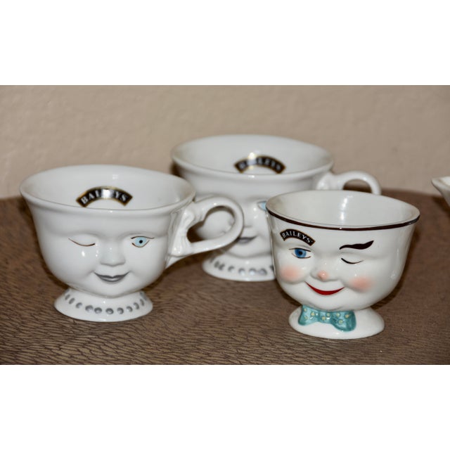 Vintage Baileys Irish Cream Winking Creamer & Sugar Yum Coffee Tea Cups ...