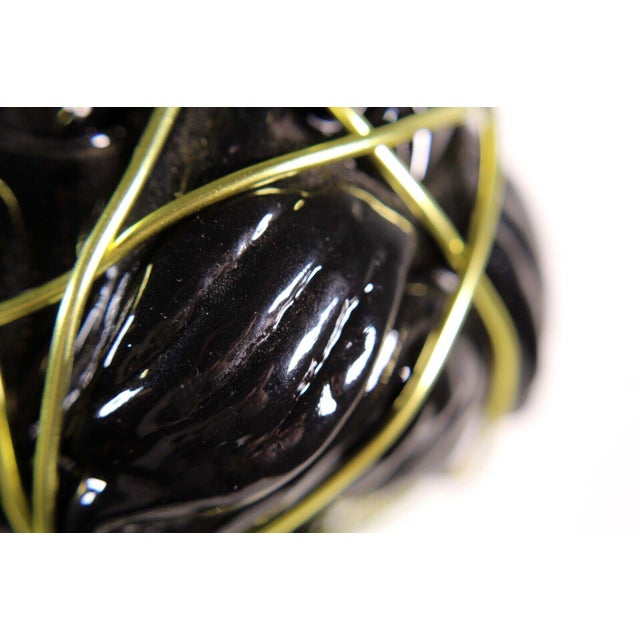 Early 21st Century Modern Frenchie Neon Ceramic & Wire Sculpture Homage ...