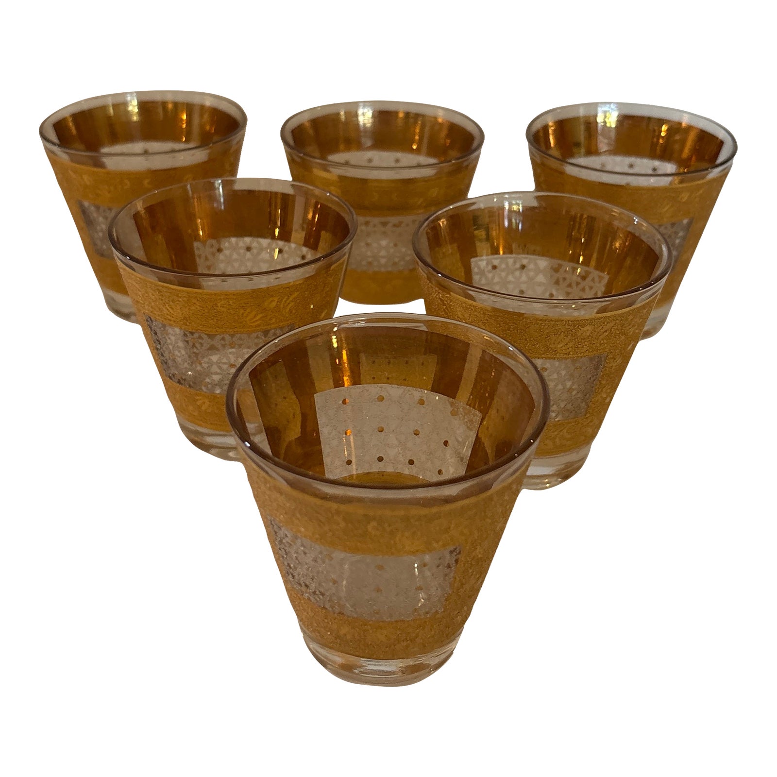 Mid 20th Century Mid Century Modern, Pasinski Cocktail Glasses- Set of ...
