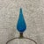 Mid 20th Century Blenko Style Blue Blown Glass Lamp With Teardrop Glass ...