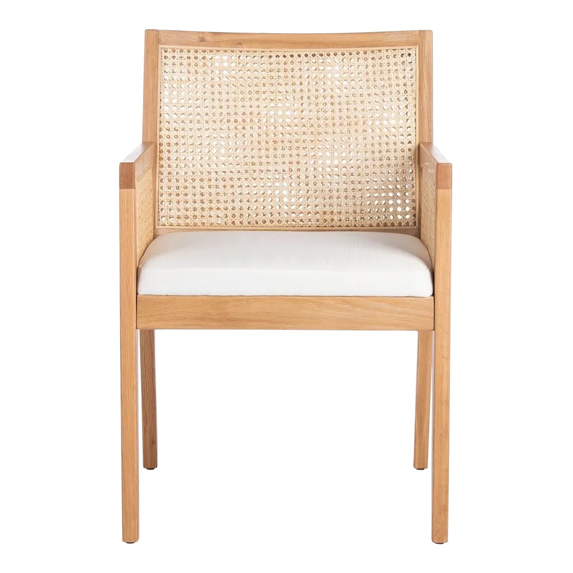 Malik Rattan Dining Chair - Natural | Chairish